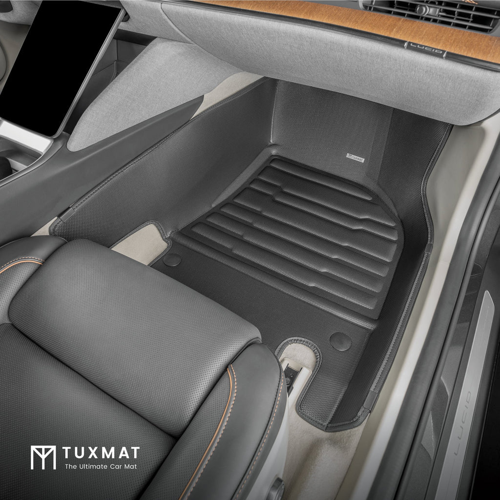 Lucid Air Custom Car Mats | Extreme Coverage | TuxMat